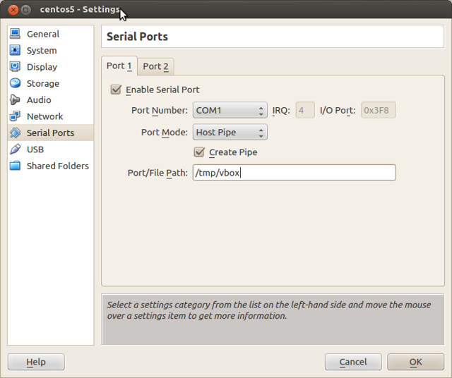 Setting up Serial Console on VirtualBox | 0x2B|~0x2B