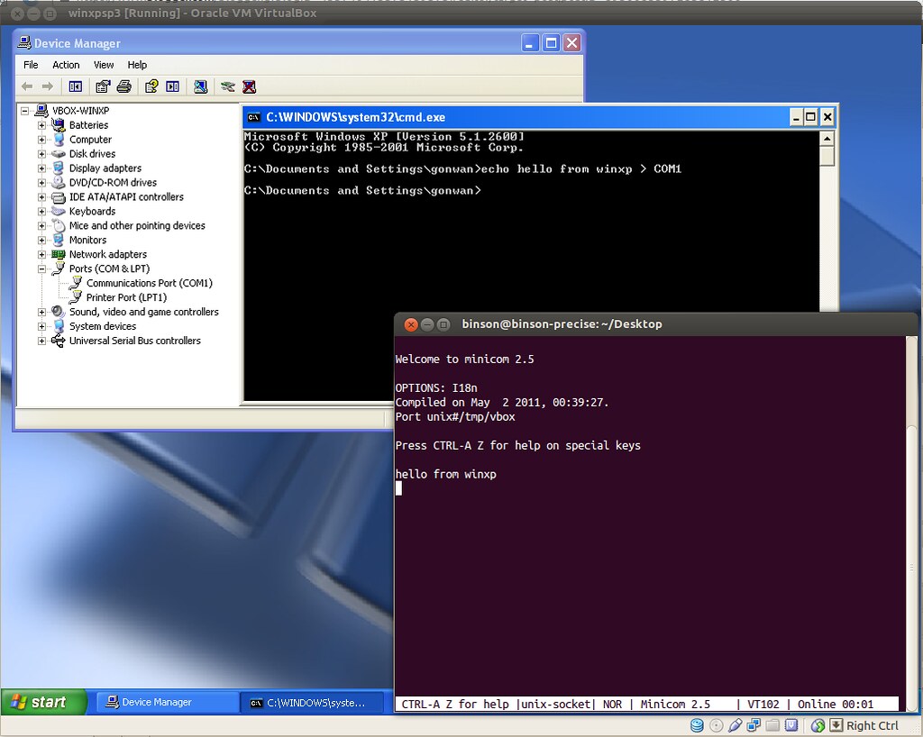 Setting up Serial Console on VirtualBox | 0x2B|~0x2B